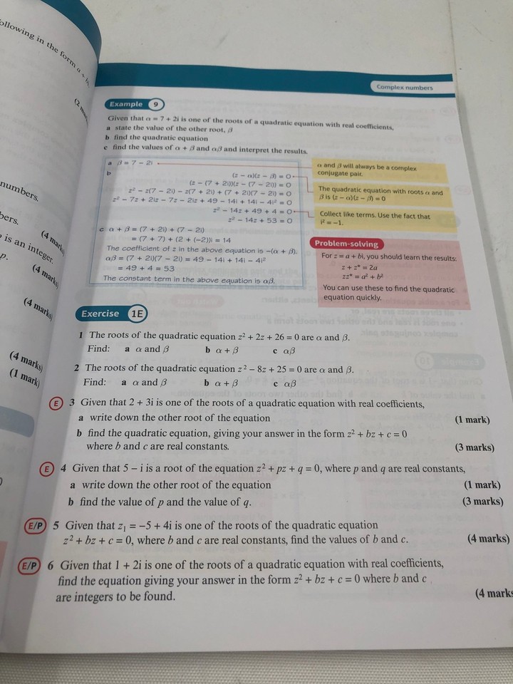 Pearson Edexcel AS A Level Core Pure Mathematics Book 1/AS T2080 HY49 ...