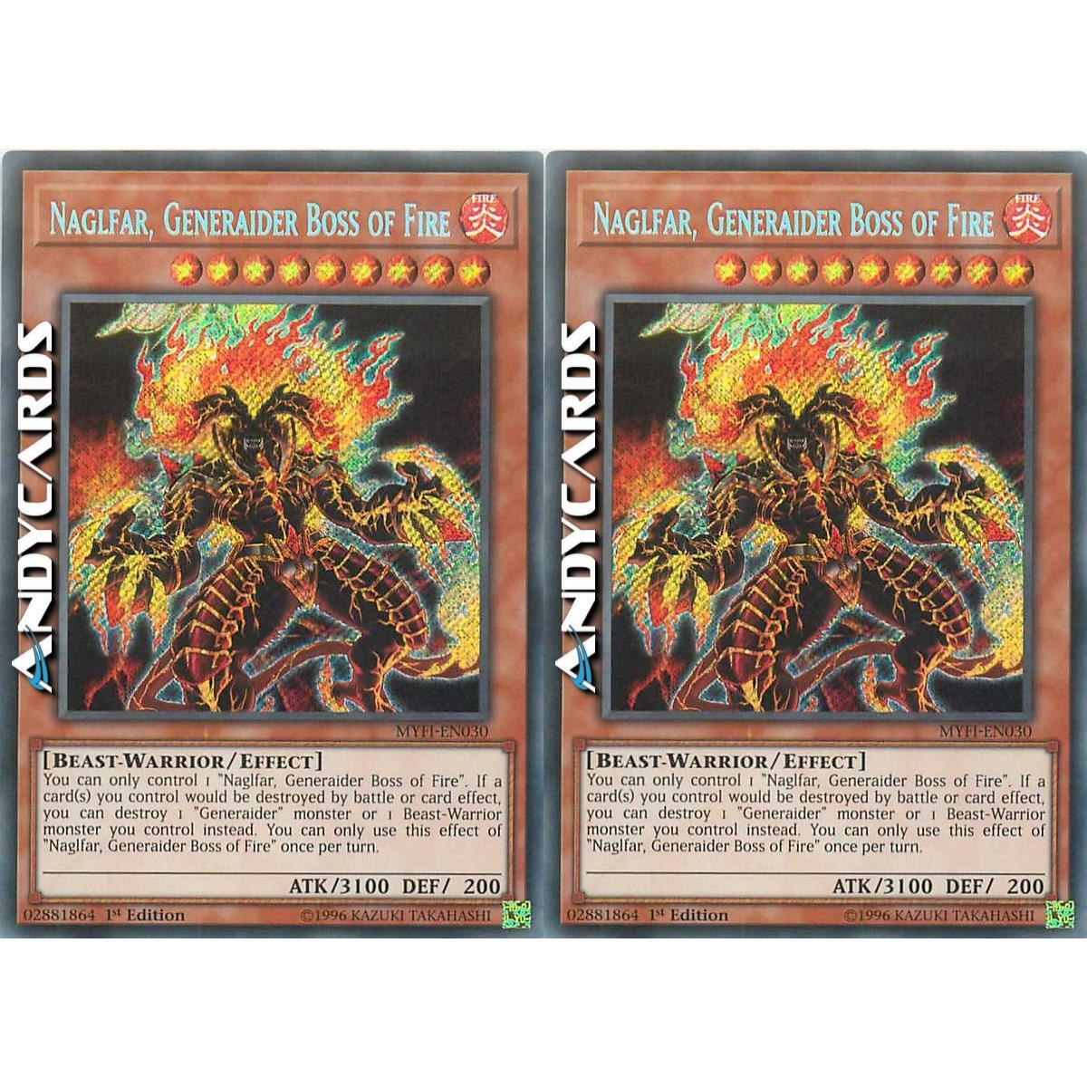 2x NAGLFAR, GENERAIDER BOSS OF FIRE (Del Fuoco) • Segreta • MYFI EN030 ...