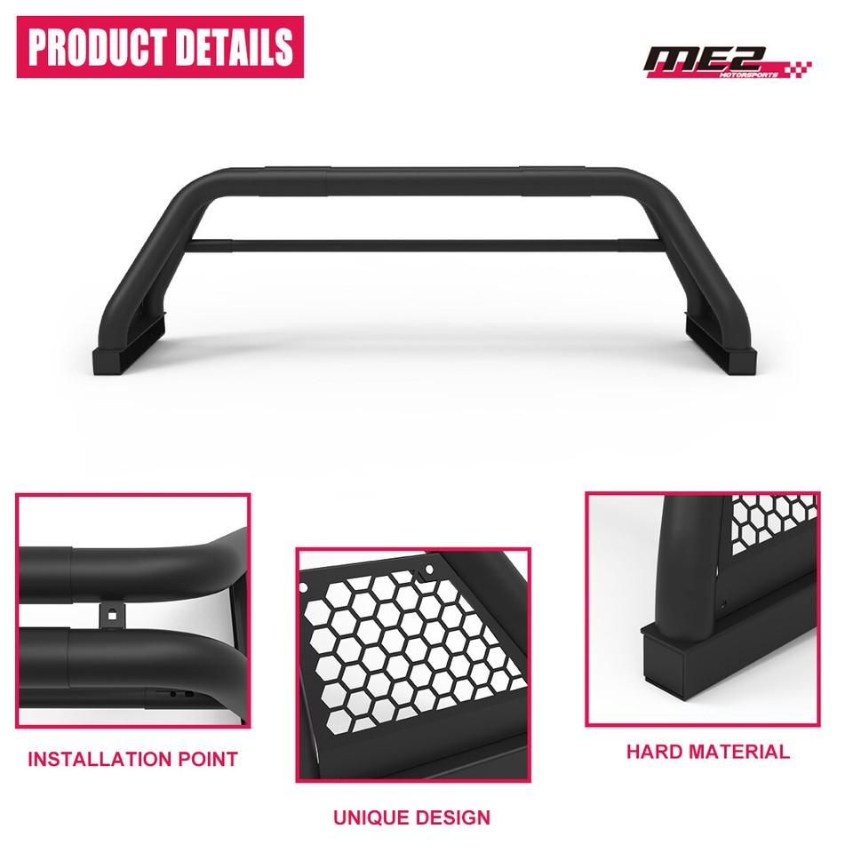 Roll Sport Bar Truck Chase Rack Bed Bar For Ram F-150 GMC Sierra ...