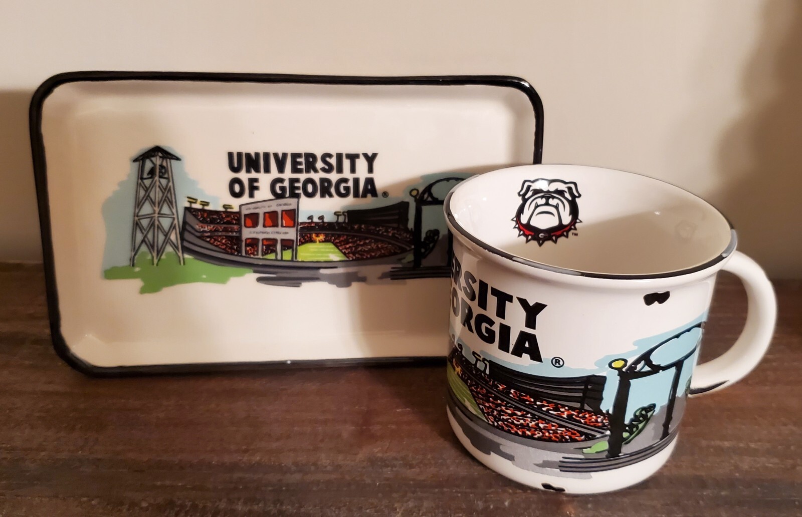 Georgia Bulldogs Glory Haus Mug & Plate | eBay
