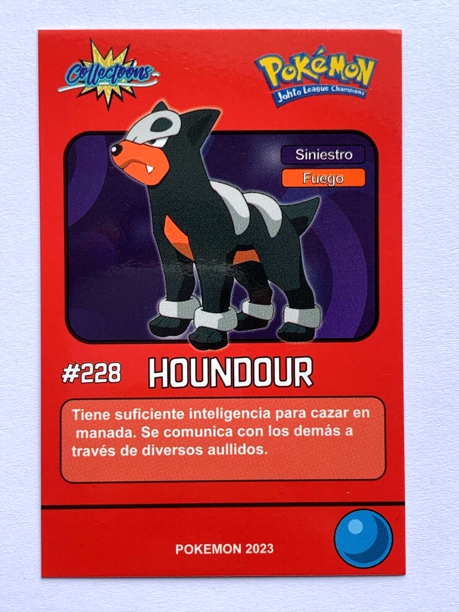 Pokemon 228 Houndour Pokedex Evolution Moves Location Stats