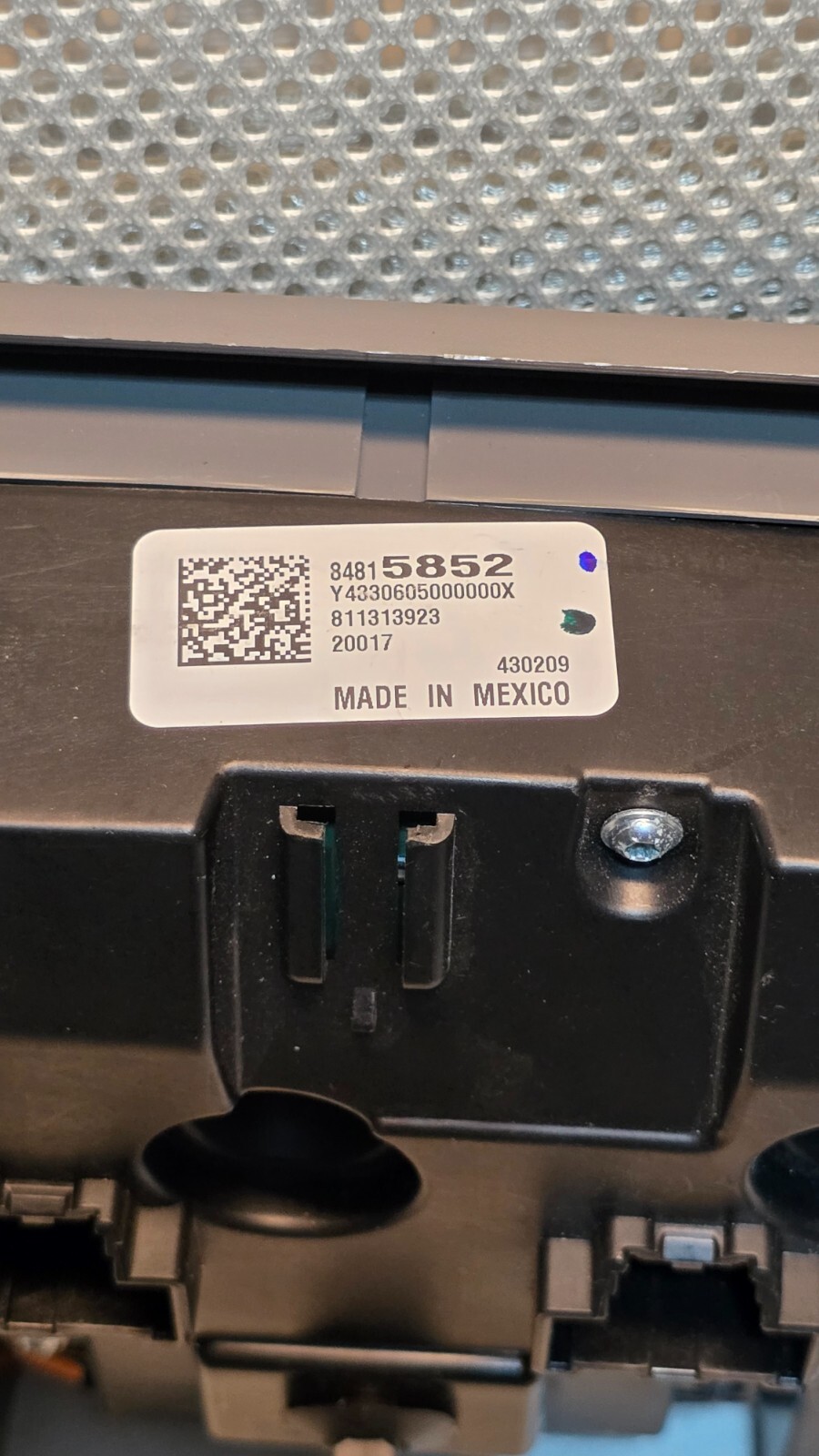 2019-2023 GMC SIERRA/SILVERADO OVERHEAD CONSOLE/ROOF CONSOLE OEM ...