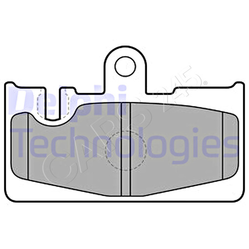 DELPHI Disc Brake Pad Set For LEXUS Ls Rx 00-06 04466-50091 | eBay
