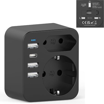 Reiseadapter für England, Adapter Steckdose Steckdosenadapter England ...