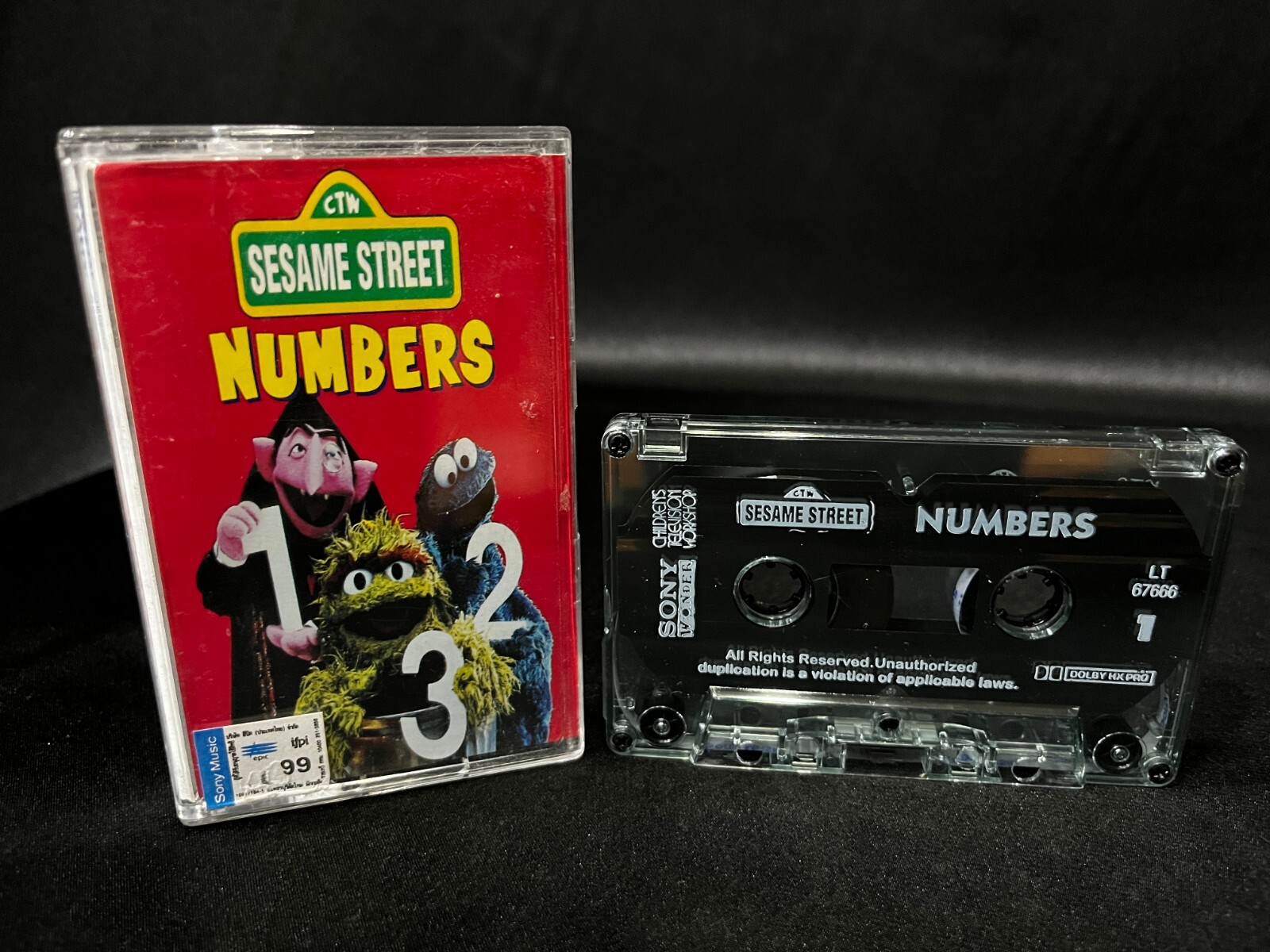 Sesame Street Numbers Cassette Tape (Sony Music 1995) Children's TV ...