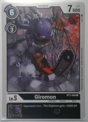 Digimon CCG - Giromon *BT3-068* | eBay