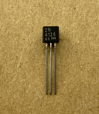 4 PCS - 2N4124 25V .20A NPN Silicon Bipolar Transistors TO-92 | eBay