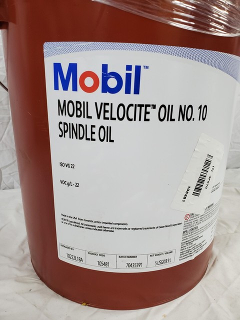 Mobil Velocite No 10 Spindle Oil - Amber, 5 Gallon for sale online | eBay