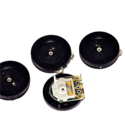 5PCS 50K Ohm B503 Gear Pulley Wheel Audio Potentiometer 16x2mm NEW | eBay