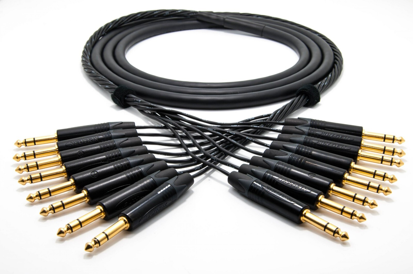 Canare MR202-8AT 8 Channel Balanced Studio Snake Cable, 1/4" TRS Male ...