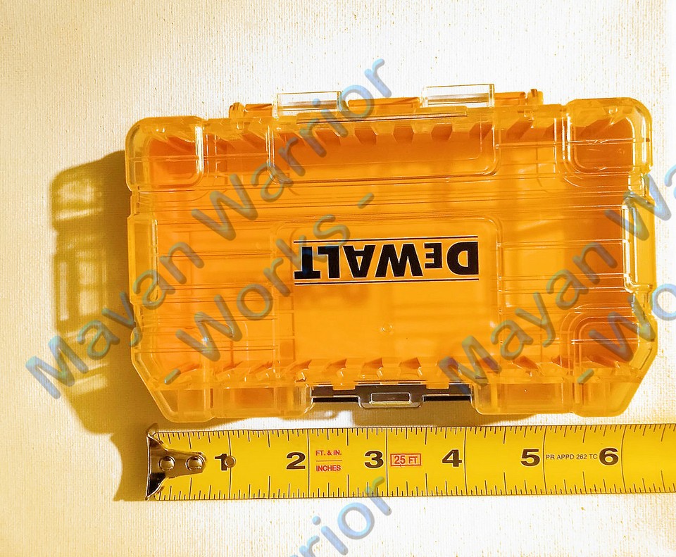 New DEWALT Tough insert Bit Storage Case Organizer Stackable ...