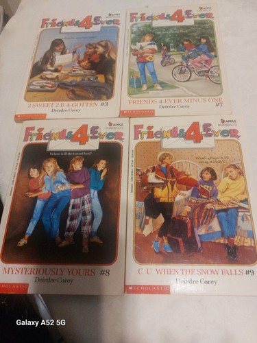 FRIENDS 4-EVER Book Lot of 4 Paperbacks 1990 & 1991 DEIRDRE COREY | eBay