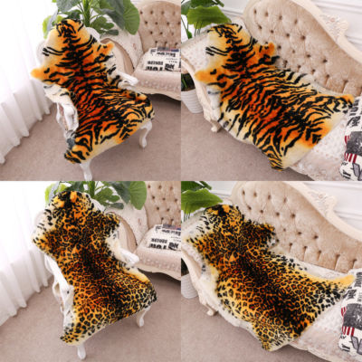 Genuine Sheepskin Rug Soft Real Fur Bedroom Sofa Carpet Animal Tiger ...