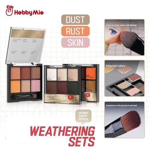 Hobby Mio: Weathering Sets - Dust | Chipping & Rust | Skin - Set A : B ...