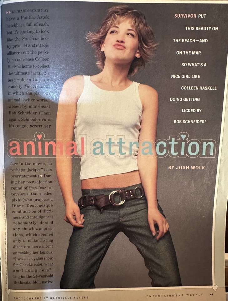 Survivor COLLEEN HASKELL Articles, Pics | eBay