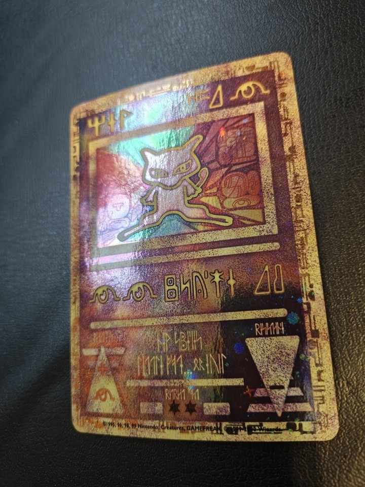 Ancient Mew Holo Holographic Pokemon Card 1999-2000 Wizards Rare | eBay UK