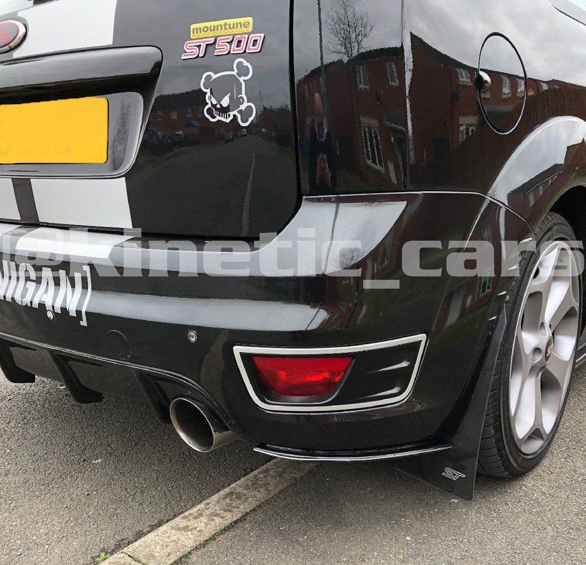 Ford Focus MK2 ST rear bumper corner spoilers - splitters + fixings ...