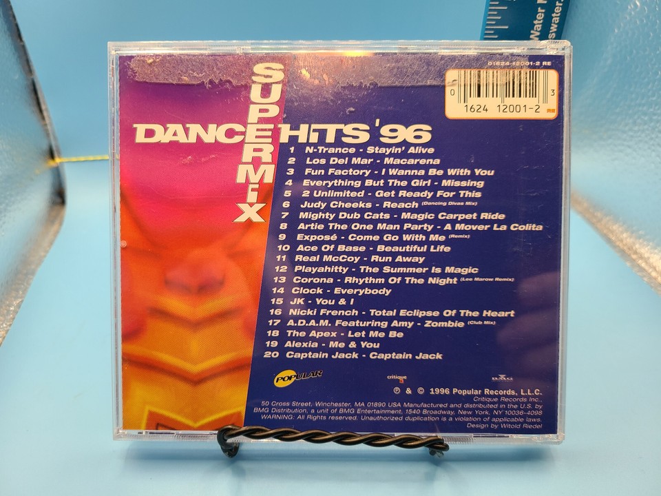 Dance Hits '96 Supermix by Various Artists (CD, Aug-1996, Popular ...