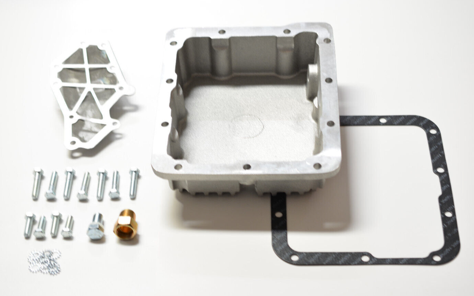 BTE Ford C4 Pan Fill Deep Aluminum Transmission Pan, Bolts, Gasket ...