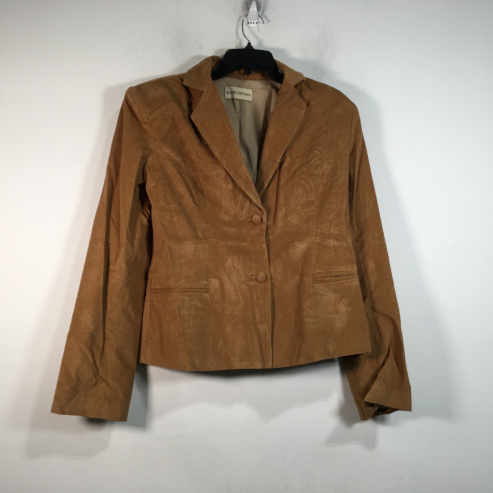 Women's Alyson Eastman Muse Corduroy Blazer, Size S - Tan | eBay