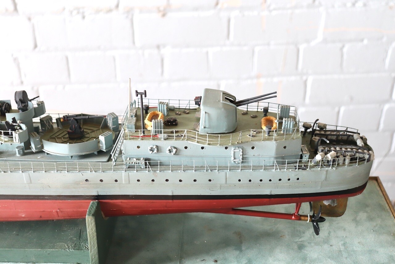 RADIO CONTROL MODEL SHIP HMS KELLY WWII K CLASS DESTROYER LORD ...