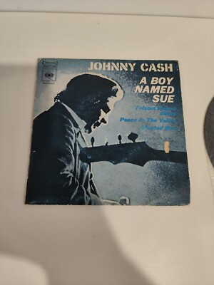 Johnny Cash- Rare Aussie CBS EP With PS "A Boy Named Sue" 1968 EX ...