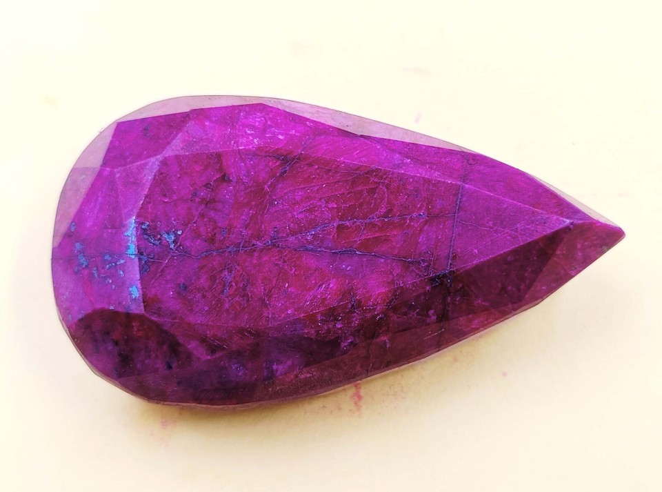Unique Stone Natural Red Ruby 750-800Ct Certified Pear Cut Gems High ...