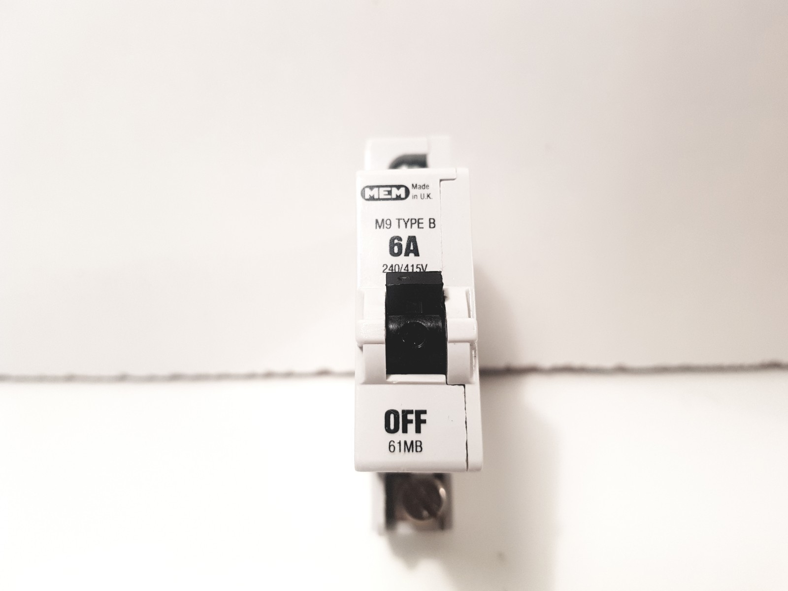 MEM MEMSHIELD 1 MCB CIRCUIT BREAKERS M9 6A 10A 16A 20A 32A TYPE 2, 3, 4 ...