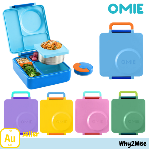 NEW OMIE Omiebox Insulated Lunch Box for kids, Leak-proof Bento | eBay ...