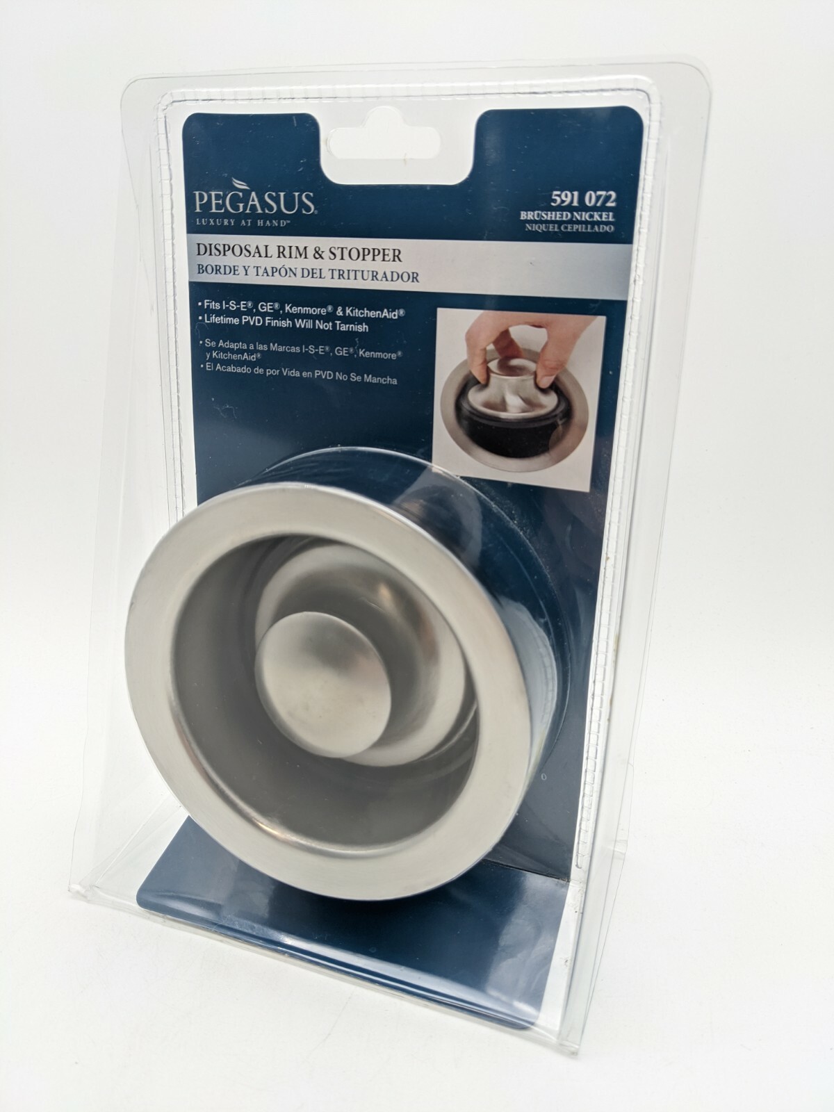 Pegasus Garbage Disposal Rim and Stopper Brushed Nickel 591-072 | eBay