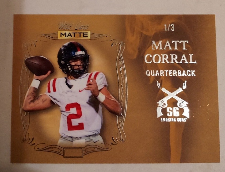 Kenny Pickett 2022 Wild Card Matte SMOKING GUNS SG-7 (1/3) Pitt ...