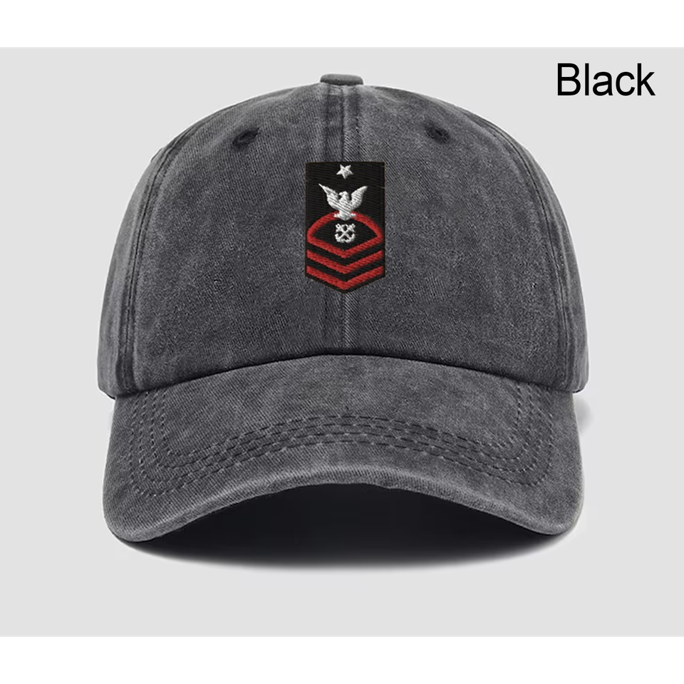 Navy Senior Chief Petty Officer Embroidered Hat, Baseball Cap, Veteran ...