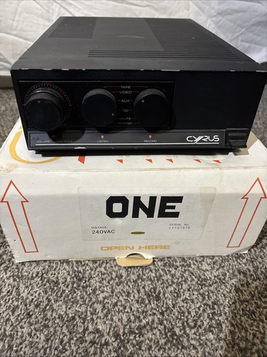 Vintage Mission Cyrus One Integrated Amplifier | eBay UK