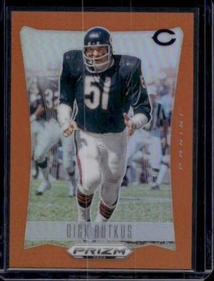 2024 Panini Prizm Deca #57 Dick Butkus Orange Prizms #/49 | eBay