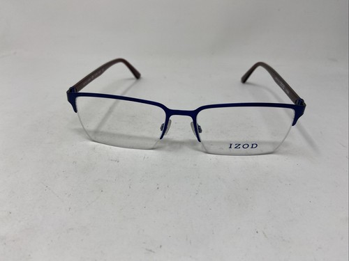 IZOD IZ 2109 BLUE BURGUNDY 55-17-140 FLEX HINGE EYEGLASSES BF91 | eBay