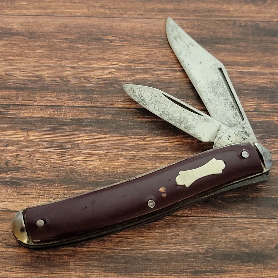 Vintage Johnston Jack Folding Pocket Knife Made In USA | eBay