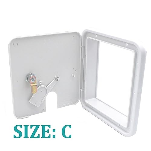 RV Electric Power Cord Cable Hatch Cover Camper Trailer Hose Storage ...