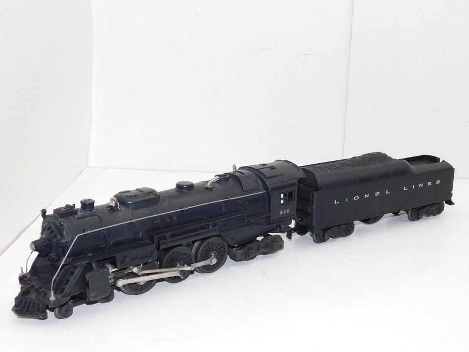 LIONEL TRAINS ORIGINAL POSTWAR No. 646 STEAM LOCOMOTIVE with 2046W ...