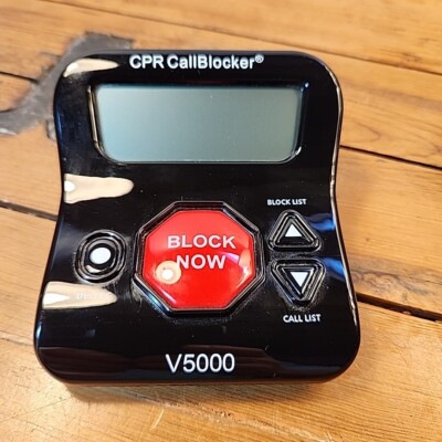 CPR V5000 Call Blocker for Landline Phones - Block Robocalls, Stop Spam ...