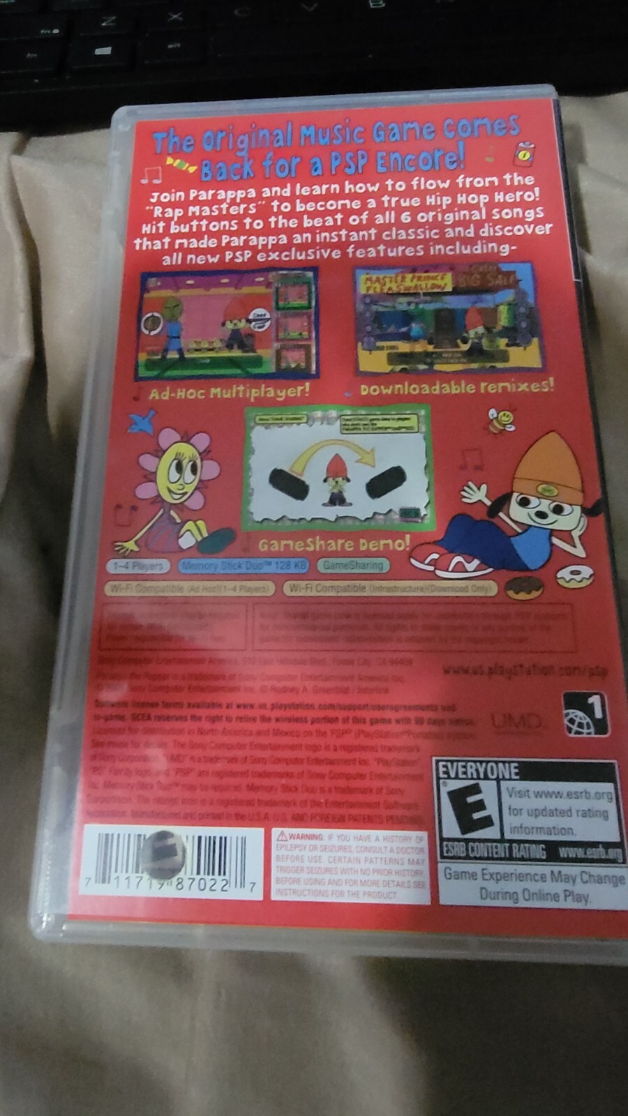 PaRappa the Rapper (Sony PSP, 2007) 711719870227 | eBay