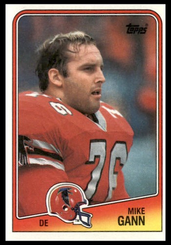 1988 Topps #390 Mike Gann Atlanta Falcons Football Card | eBay