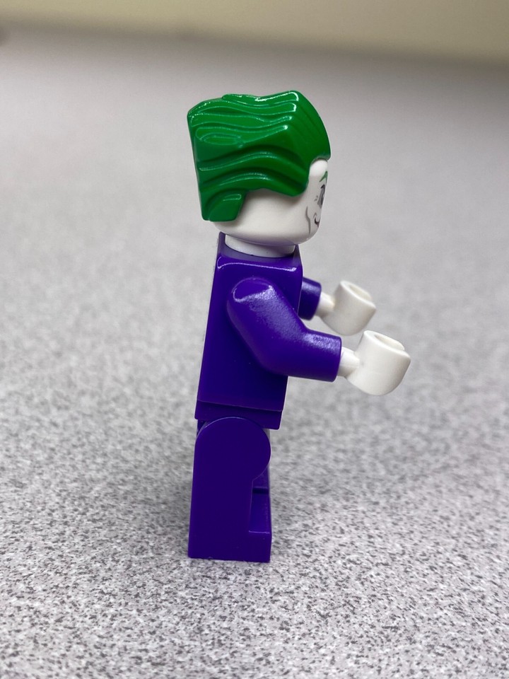 LEGO The Joker Minifigure sh005 wearing lime green vest DC Super Heroes ...