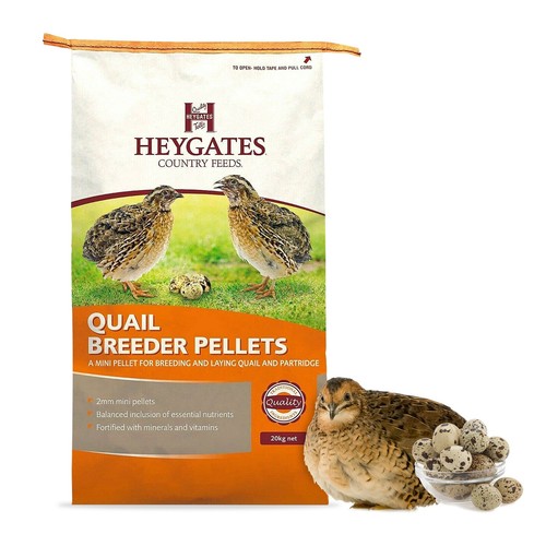 Heygates Country Feeds Quail & Partridge Breeder Layers Mini Pellet ...
