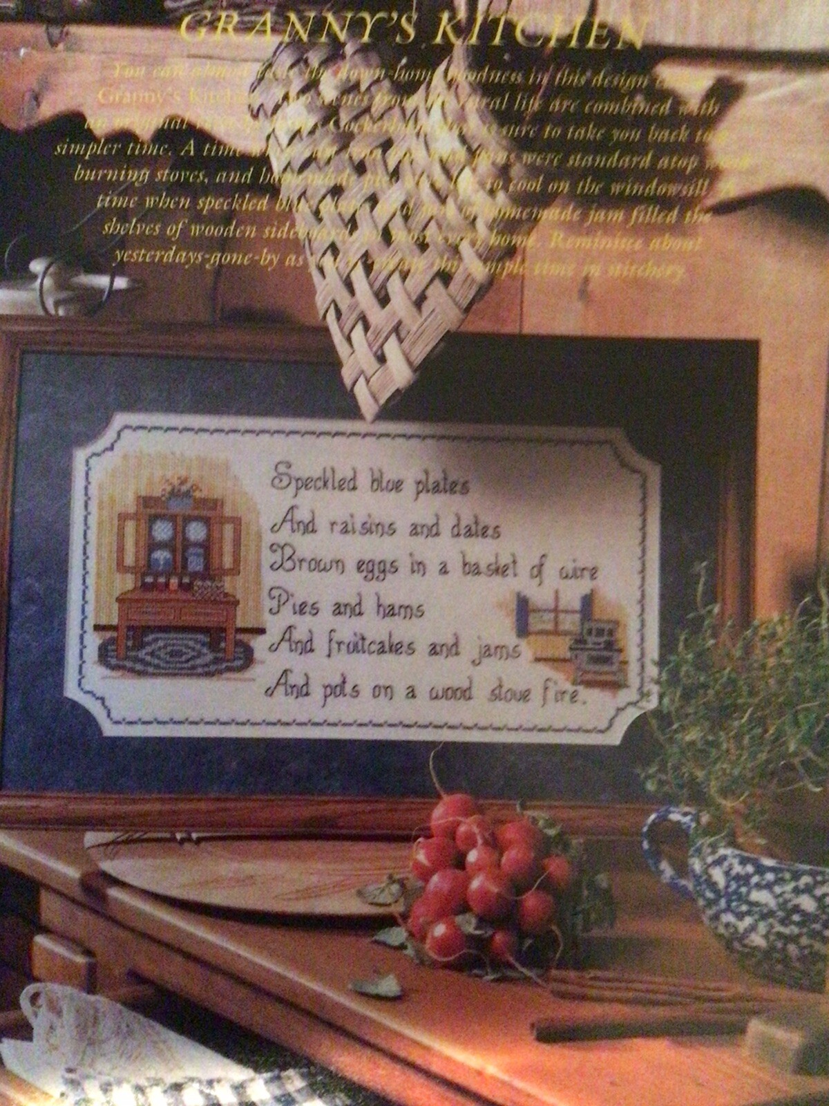 Counted Cross Stitch Pattern Granny’s Kitchen | eBay