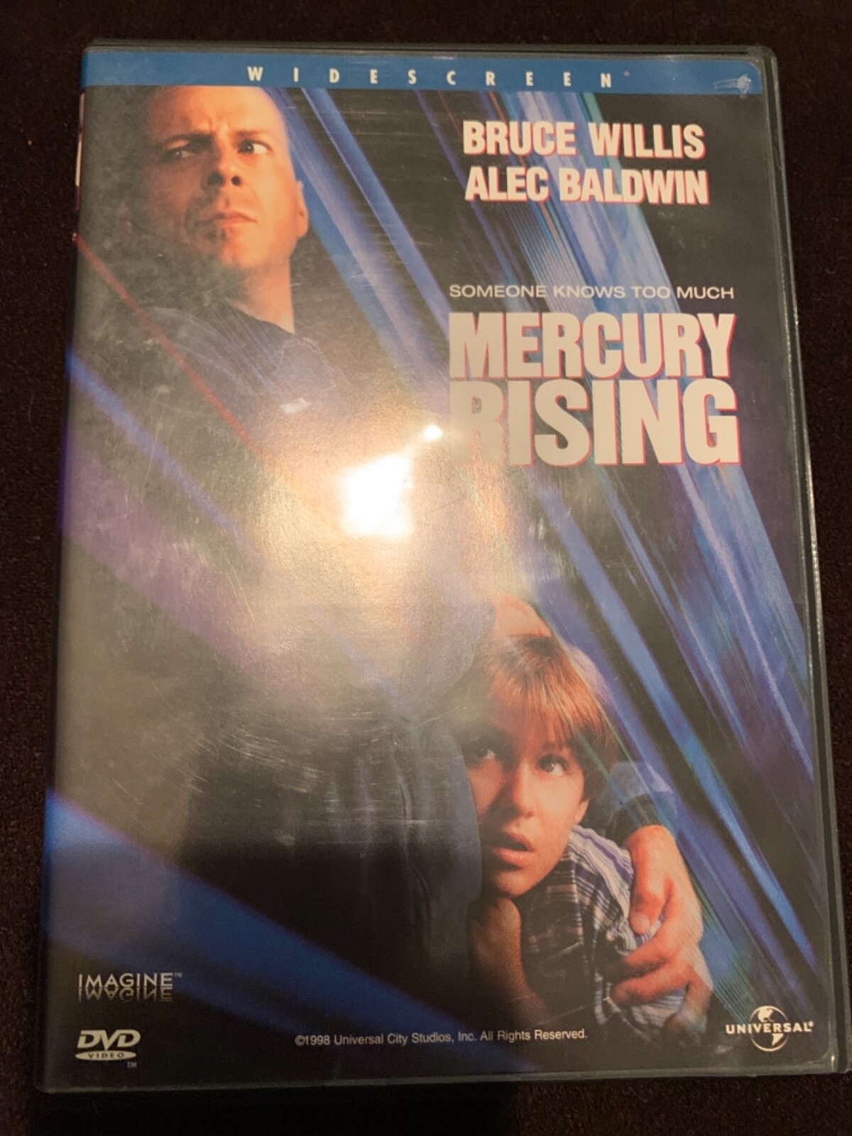 Mercury Rising DVD Bruce Willis, Alec Baldwin, Chi McBride, Kim Dickens ...
