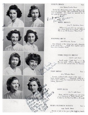 1941 Philadelphia Girls High School Yearbook~Photos~History~Teachers ...