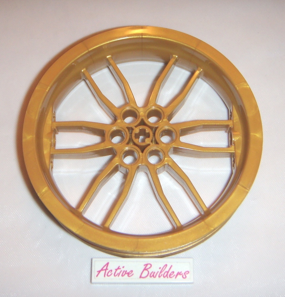 Lego Motorcycle Wheels 75mm D Pearl Gold 70724 Technic | eBay