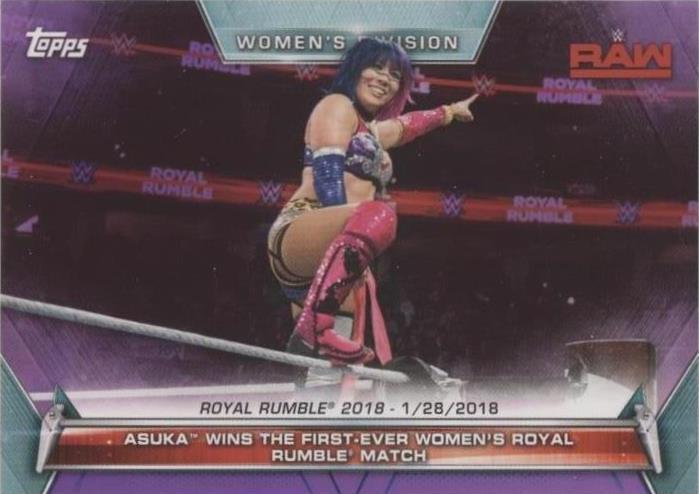2019 Topps WWE Women's Division - Memorable Matches and Moments Asuka ...