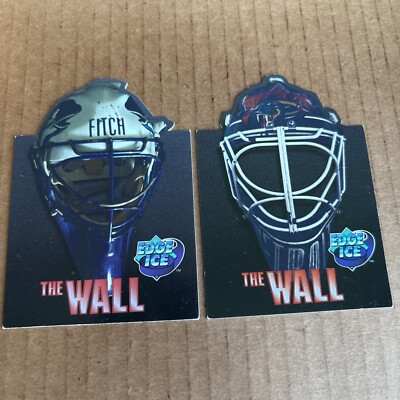 1995 Edge Ice THE WALL DIE CUT Rick Knickle #TW3 & Eric Fichaud #TW11 ...