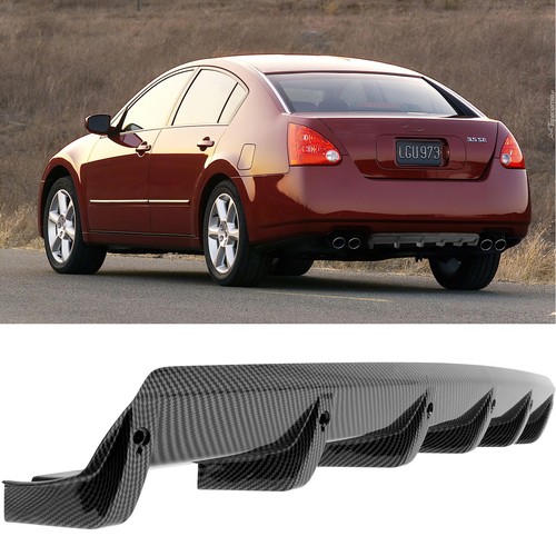 For Nissan Maxima Carbon Fiber Rear Bumper Diffuser Lip Spoiler ...